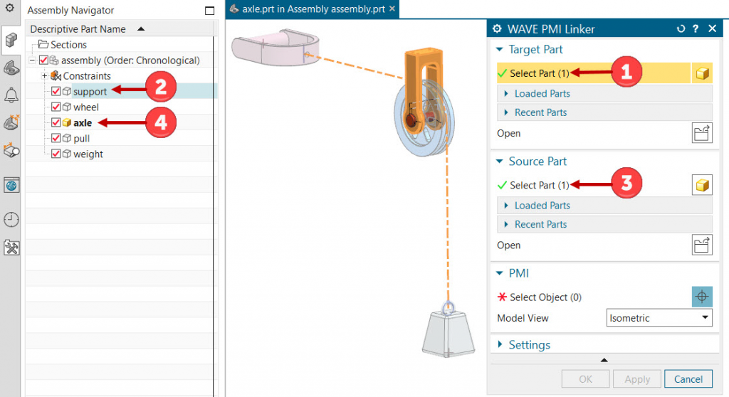 How to use Wave PMI Linker | Siemens NX 2206 | i GET IT by Tata ...