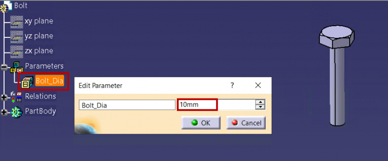 Creating Formulas to form Parametric model | CATIA V5 | i GET IT by ...