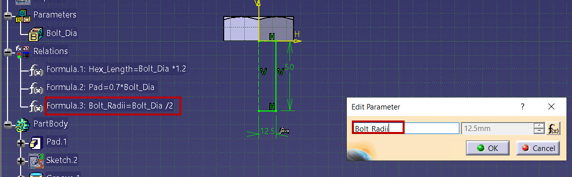 Creating Formulas to form Parametric model | CATIA V5 | i GET IT by ...