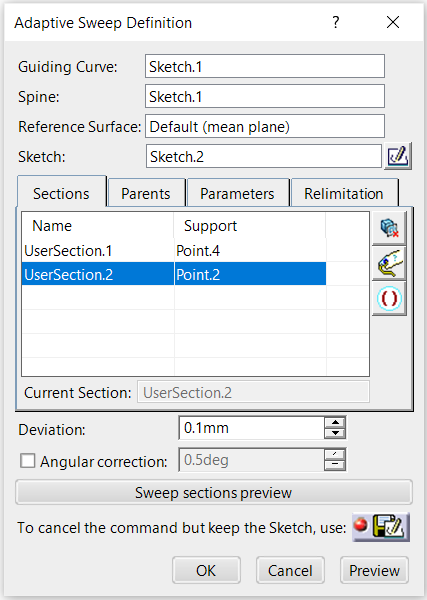 Creation of Adaptive Sweep in 3DEXPERIENCE R2023x | i GET IT by Tata Technologies