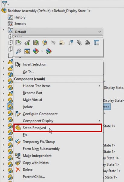 Automatically Optimize Resolved Mode | SOLIDWORKS | i GET IT by Tata ...