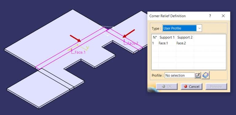 How to Use Corner Relief in Catia V5 | i GET IT by Tata Technologies
